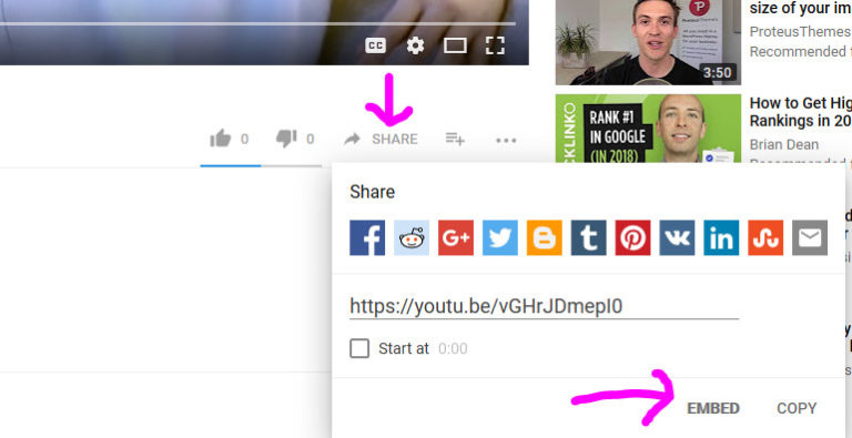 Embedding YouTube Video On Your Site - Tips and Clean Embed Code